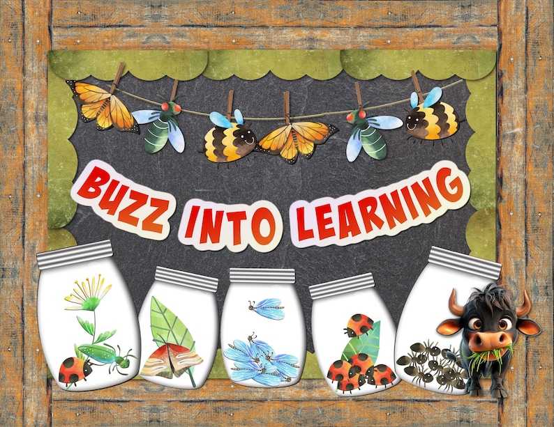 Bugs Bulletin Board | Bulletin Board Preschool | Bug Classroom Decor ...