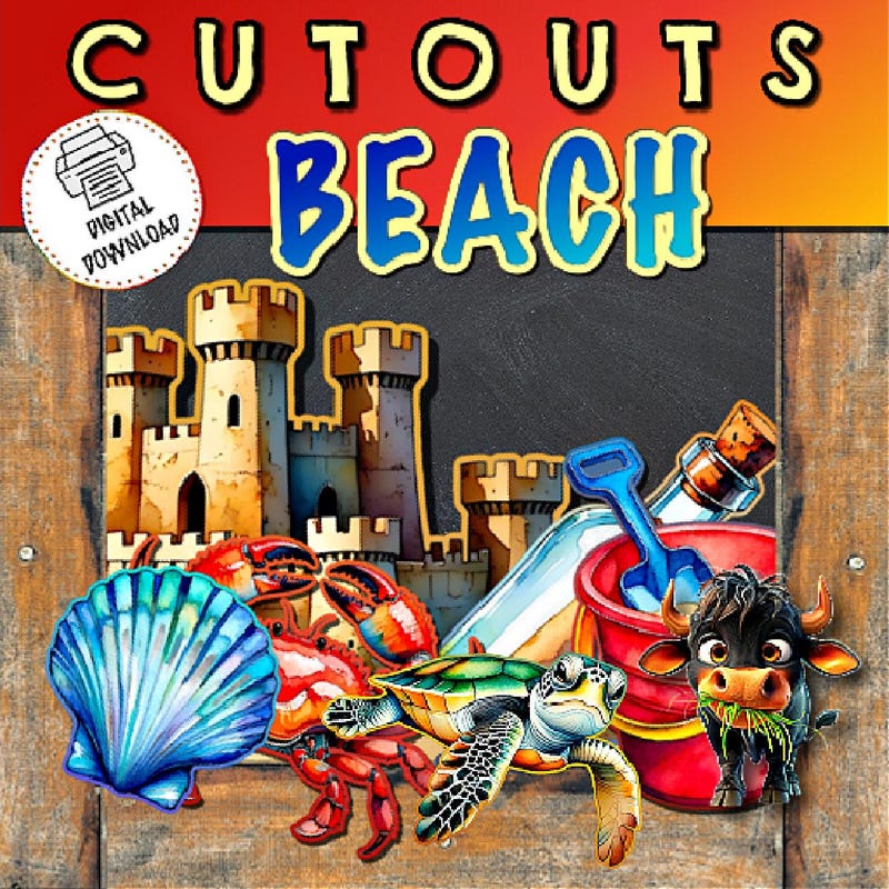 Beach Bulletin Board - Etsy