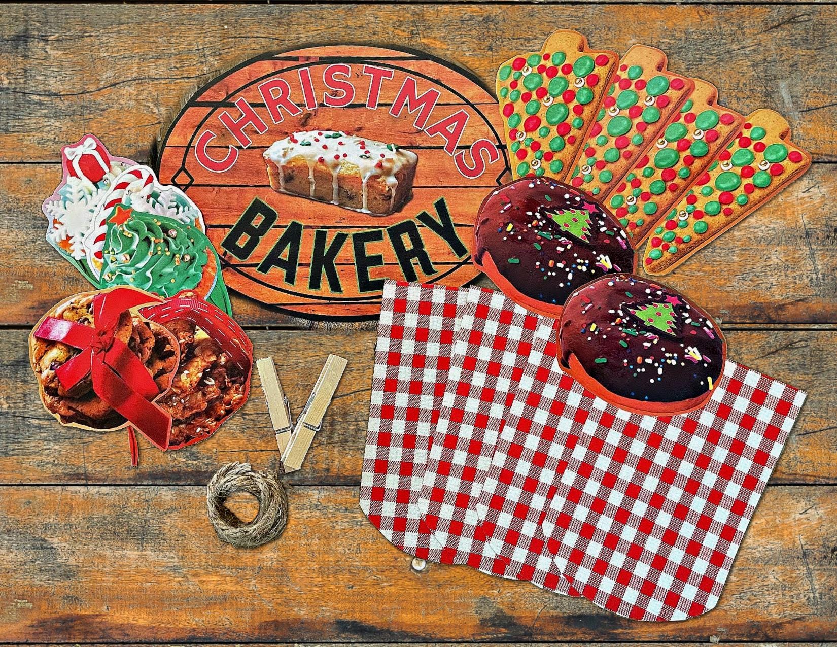 Christmas Bakery Bulletin Board | Bulletin Board Kit | Christmas ...