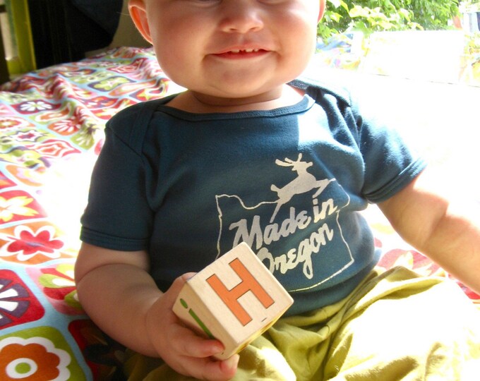 Organic Made in Oregon Onesie, Baby Size 3-6 Months - Etsy