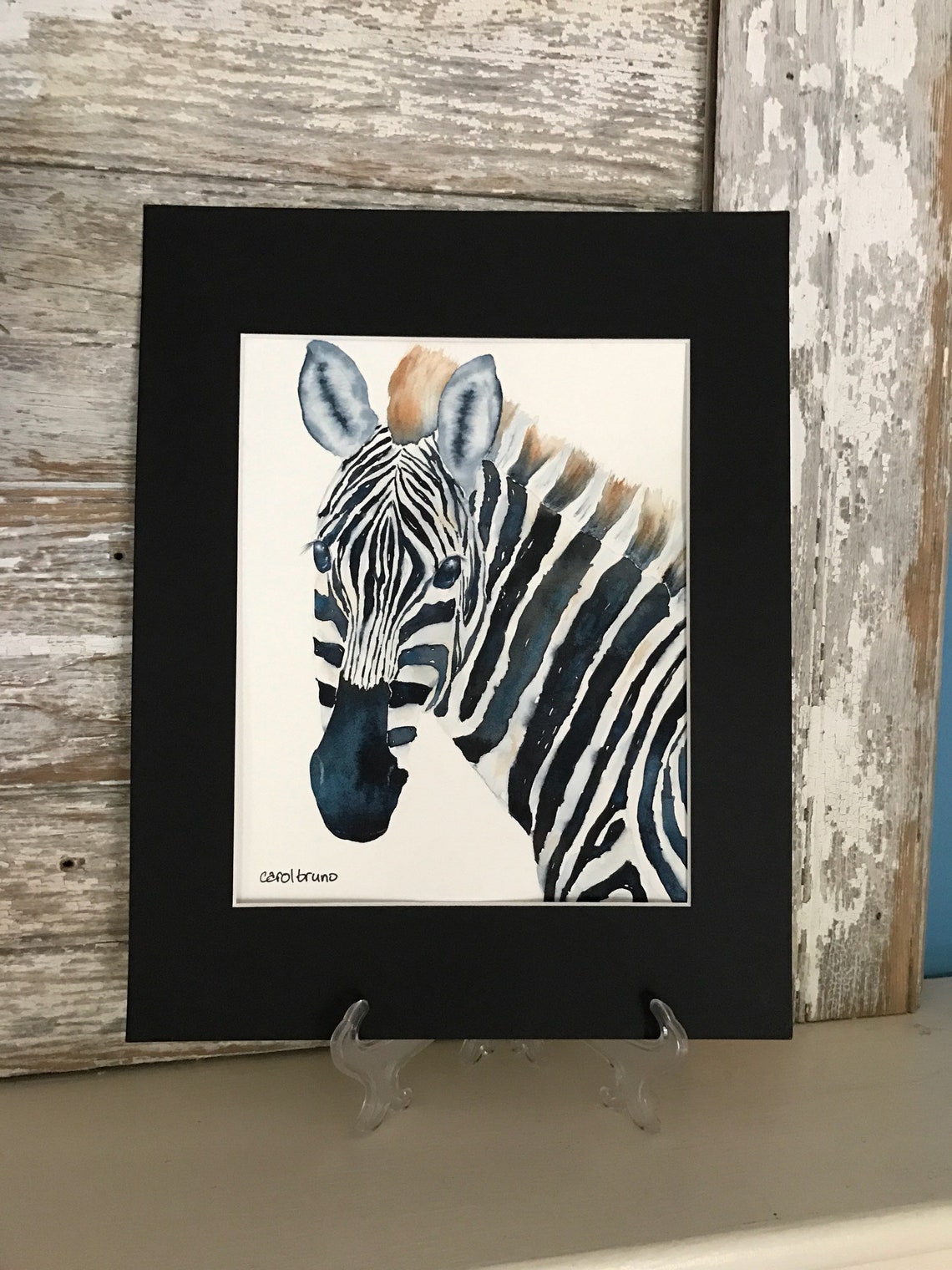 Zebra Art Zebra Decor Wildlife Decor Zebra Wall Art | Etsy