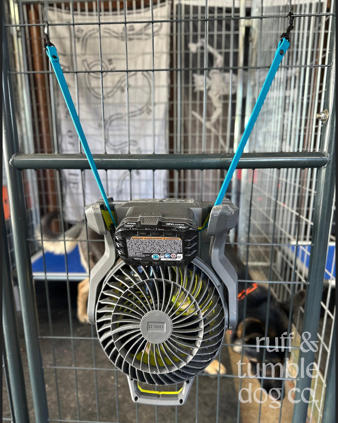 Biothane® Ryobi Fan Strap for Wire Dog Kennels and Crates - Fits New ...