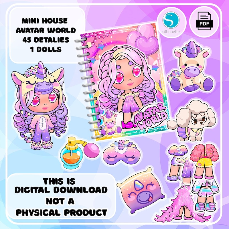 Avatar Paper Doll - Etsy