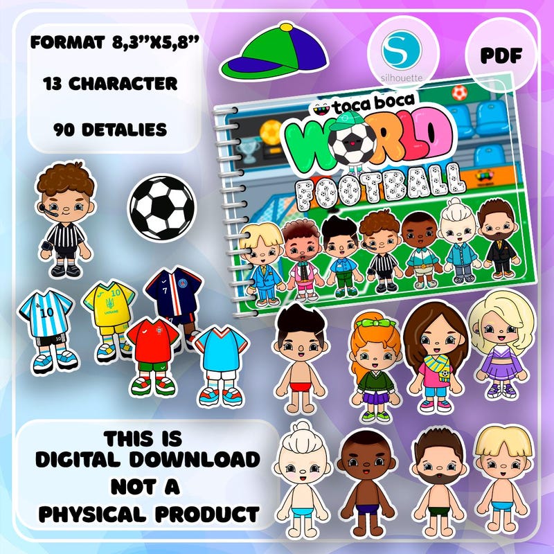 Toca Boca Book - Etsy