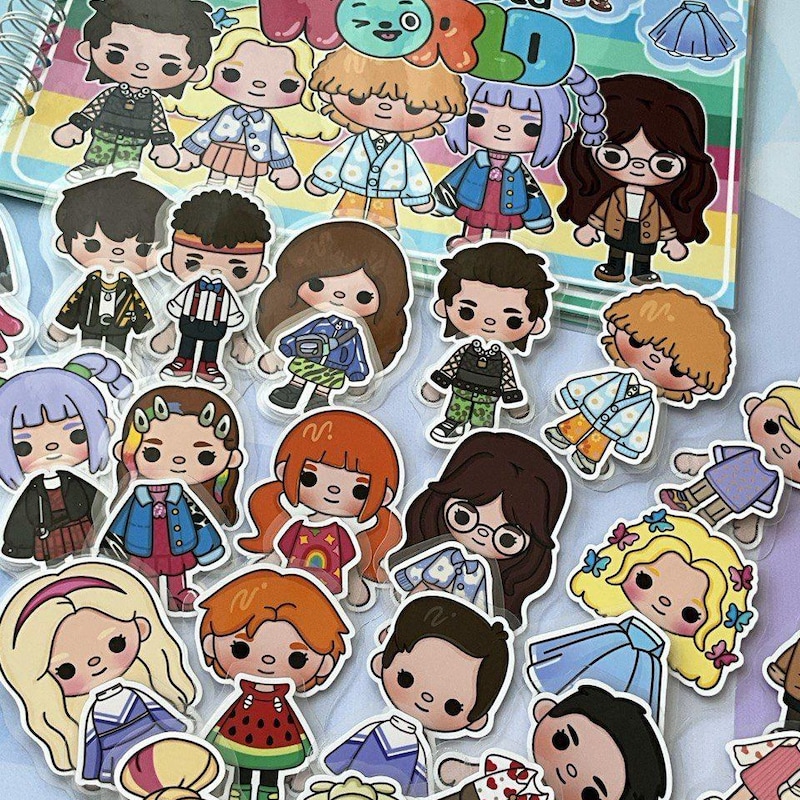 Kpop Demon Hunters Toca Boca Paper Doll Template - Etsy Canada