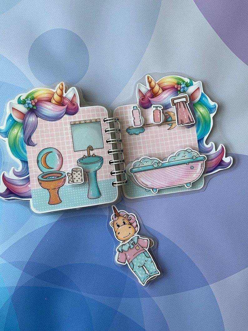 Printable Paper Unicorn Dollhouse, Digital Download, Printable, Gift ...