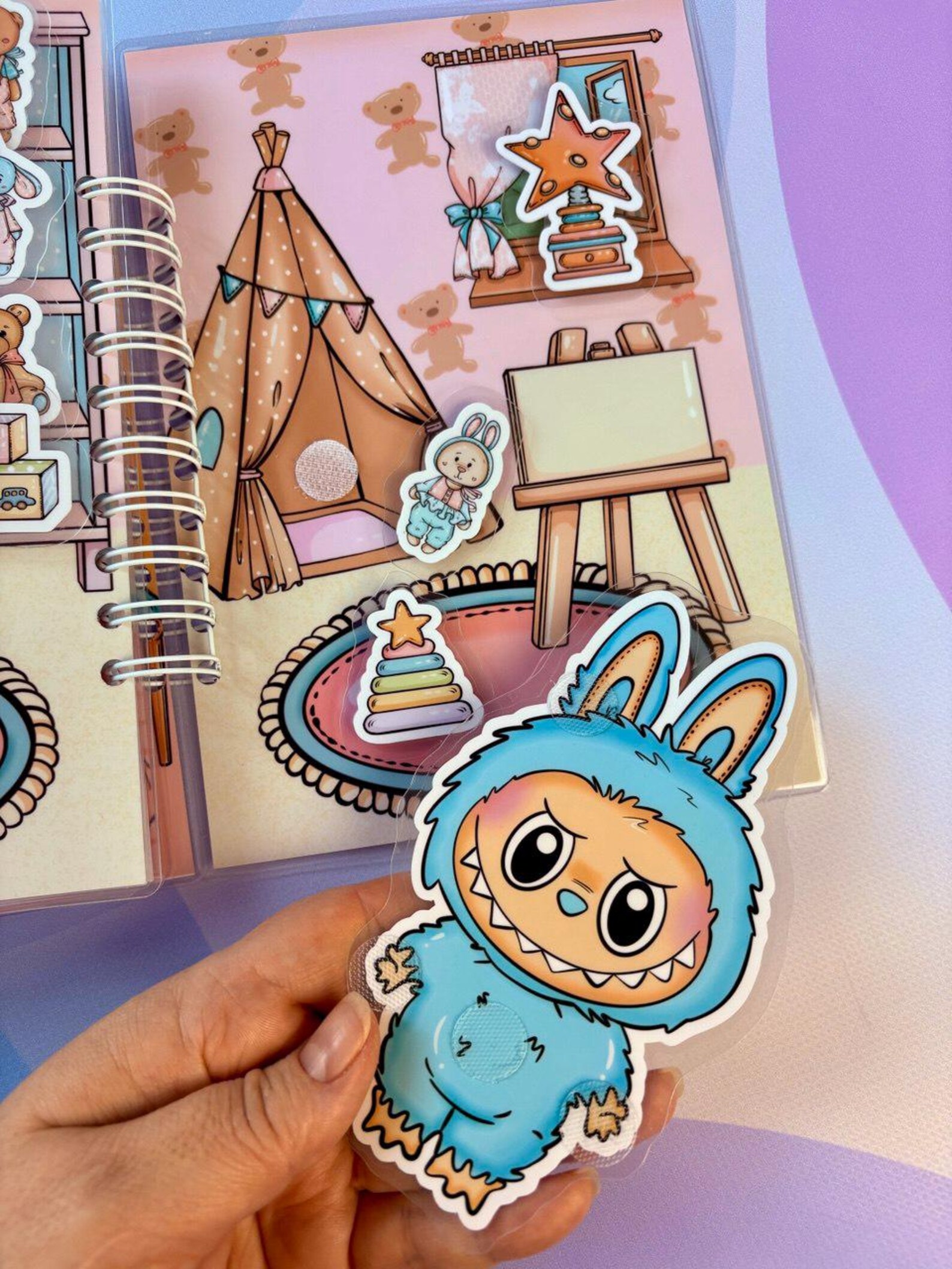 DIY Labubu Book/labubu Paper House/characters and Clothes/printable ...