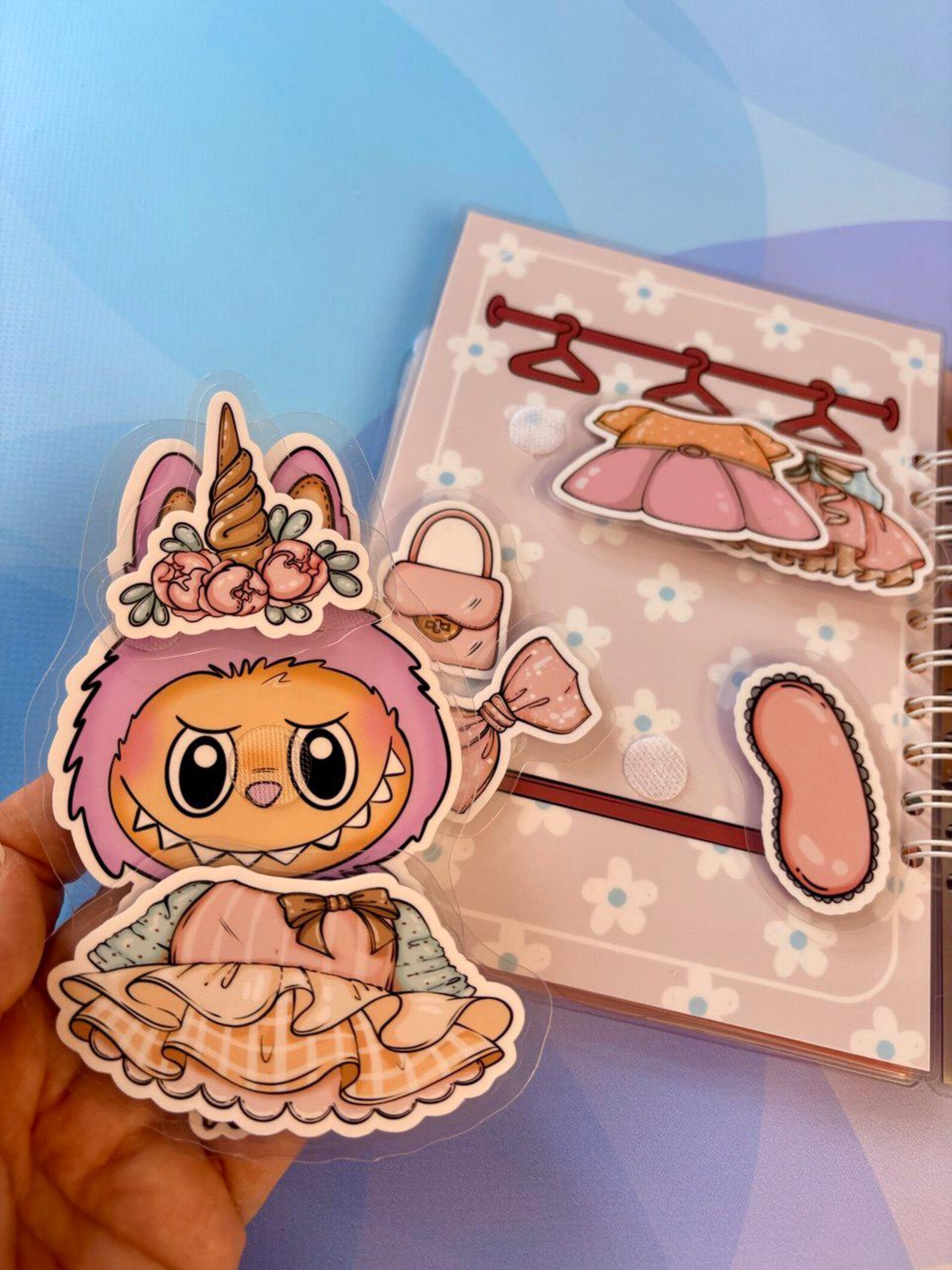 DIY Labubu Book/labubu Paper House/characters and Clothes/printable ...