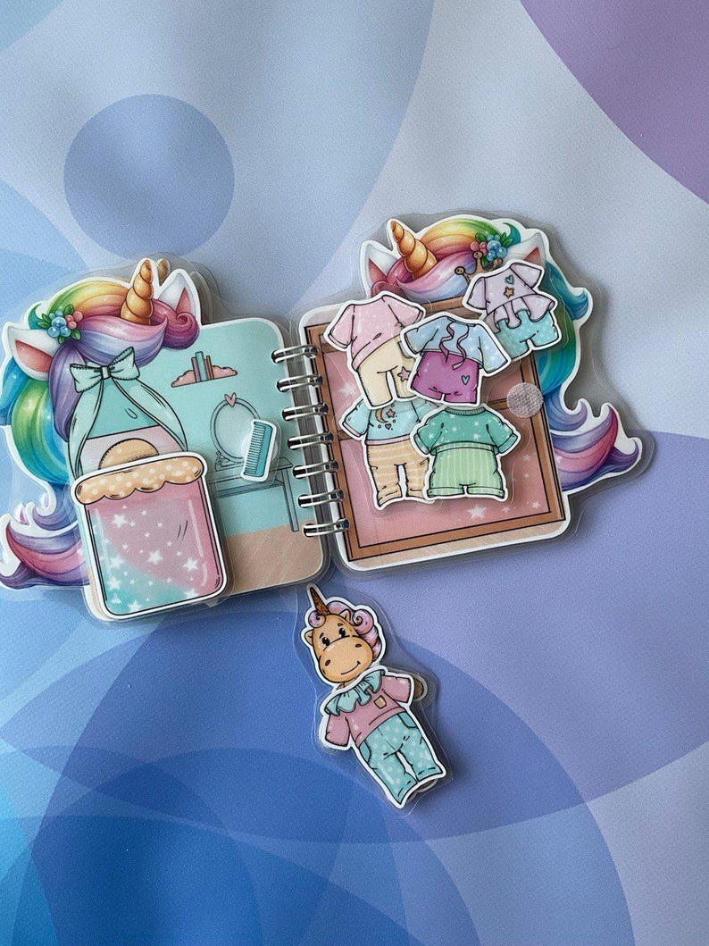 Printable Paper Unicorn Dollhouse, Digital Download, Printable, Gift ...