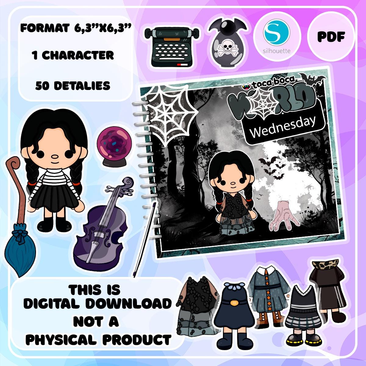 DIY Toca Boca World Paper Dollhouse Template -printable Paper Set for ...