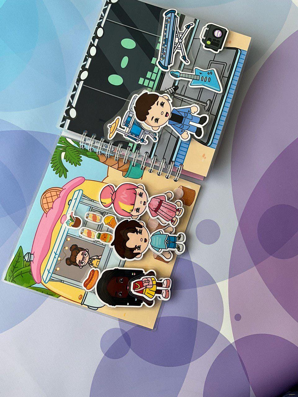 DIY Toca Boca Paper Dollhouse Template - Printable Paper Set for Kids ...