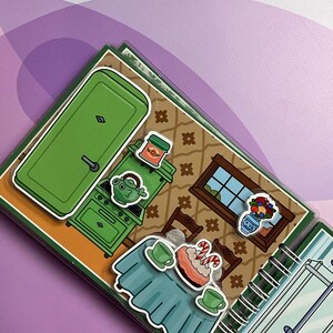 DIY Toka Boka Paper Dollhouse Template Printable Paper Set for Kids ...