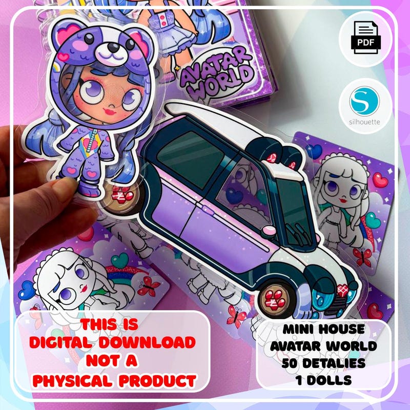 Paper Dolls Avatar World - Etsy