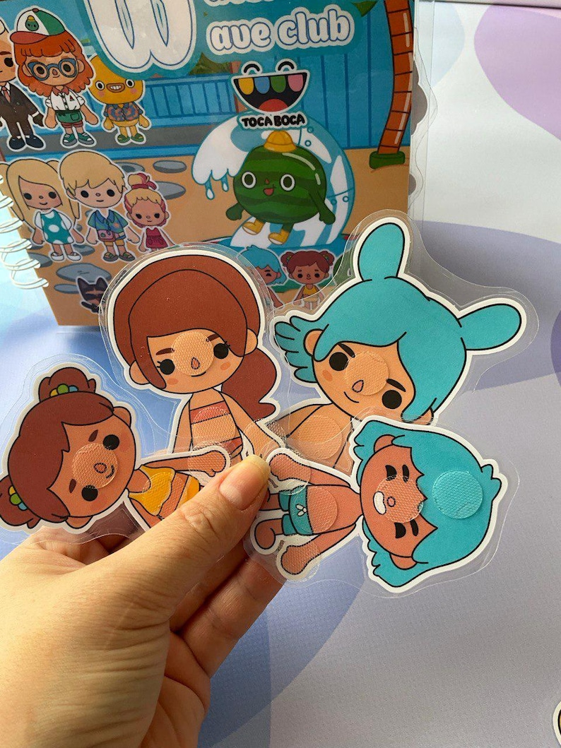 DIY Toca Boca Paper House, Toca Boca Watermelon Wave Club, Digital ...