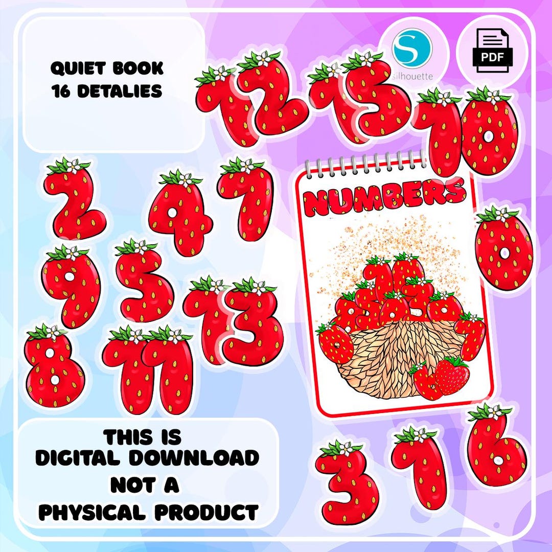 Learning Numbers, Learning to Count, Book For, Quiet Book, Counting for ...