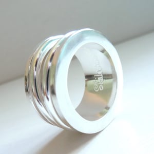 Spool Ring Sterling Silver Spinner, Worry Ring, Anxiety Ring ...