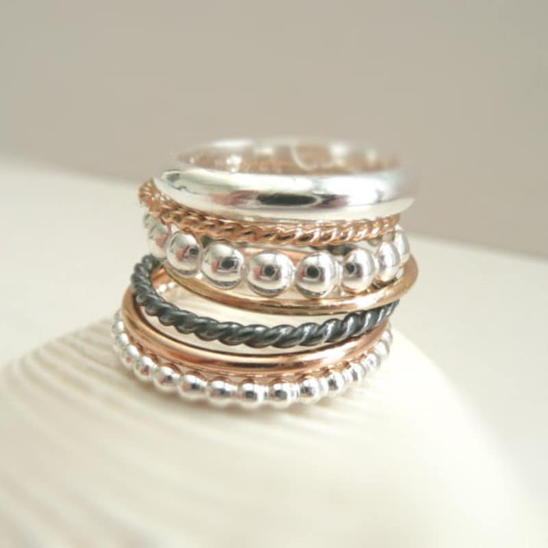 Stackable Rings - Etsy