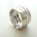 Sterling Silver Trio Band Three Stacked Rings by Stilosissima ...