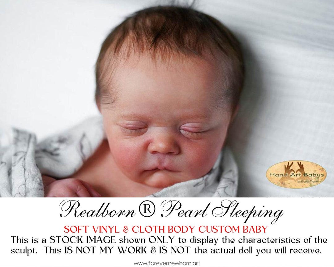 Reborn Baby **hyper-realistic** Reborn Doll Realborn® Pearl Asleep (18 ...