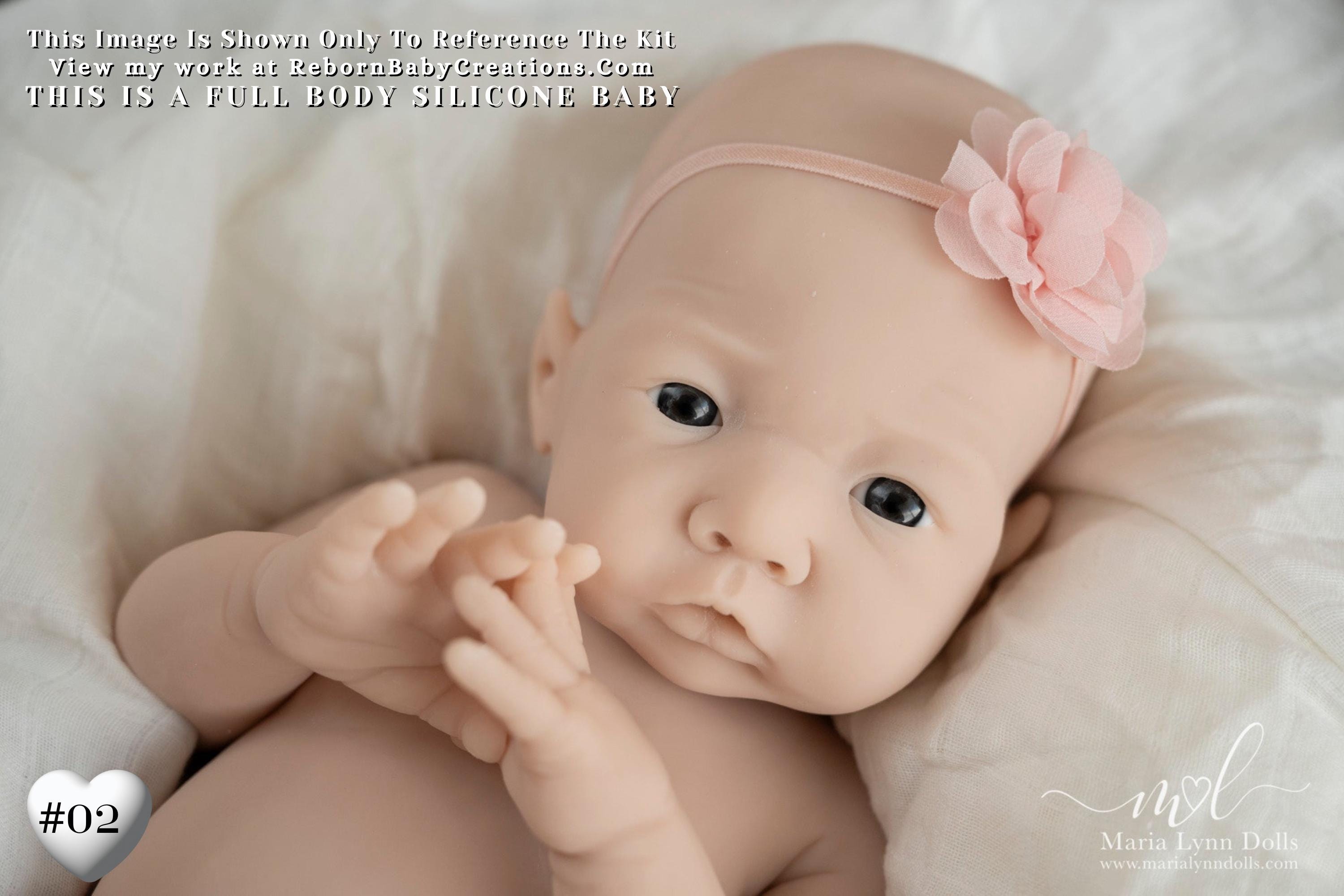 Full Body Silicone Baby Alena - Drink & Wet - by Shi Mrofka (19.5in ...
