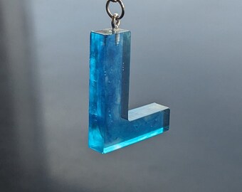 Personalized Epoxy Resin Letter Keychains, Custom Letter Keychain ...