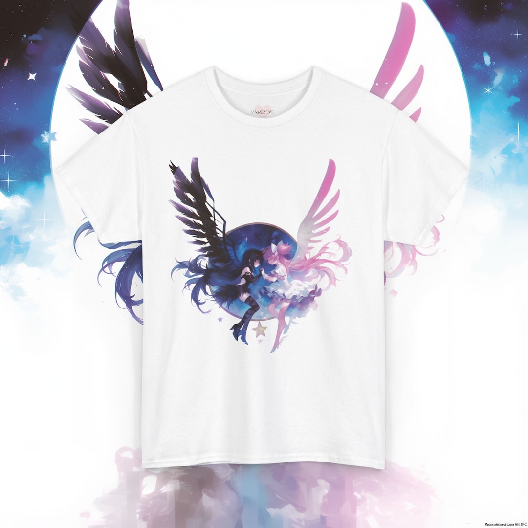 Mahou Shoujo Madoka Magica Shirt Vintage Anime T-shirt Retro Anime ...