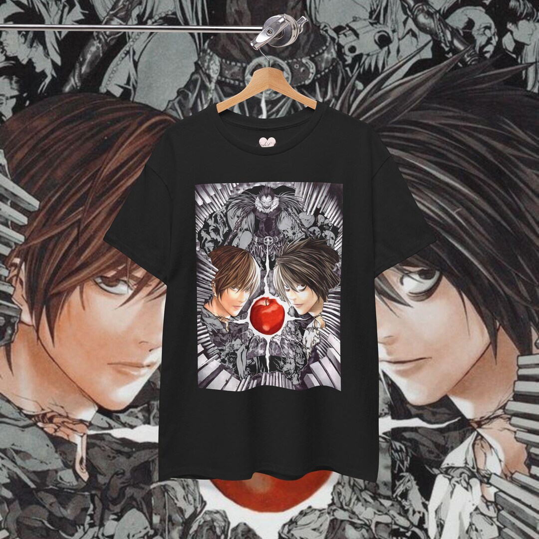 Death Note Shirt Vintage Anime T-shirt Retro Anime Shirt Gift for Him ...