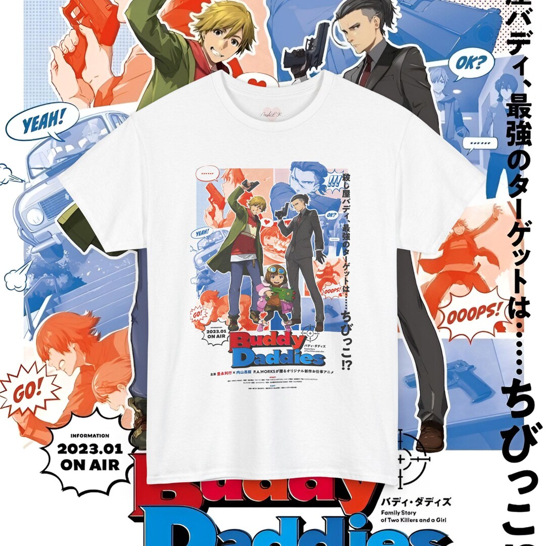 Buddy Daddies Vintage Anime T-shirt Retro Anime Shirt Gift for Him Gift ...