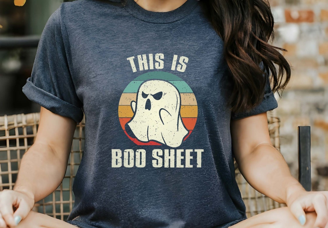 Halloween This is Some Boo Sheet Shirt, Cute Ghost Sweatshirt ...