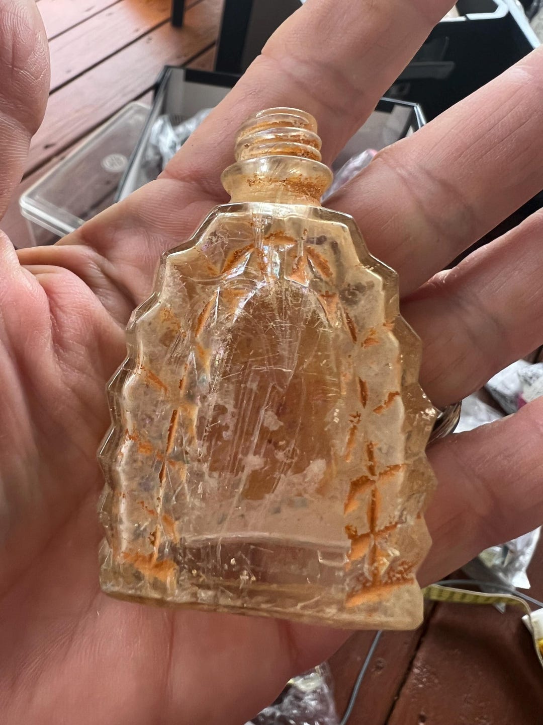 Bottle Dump Find, Perfume or Cosmetic Jagged - Etsy