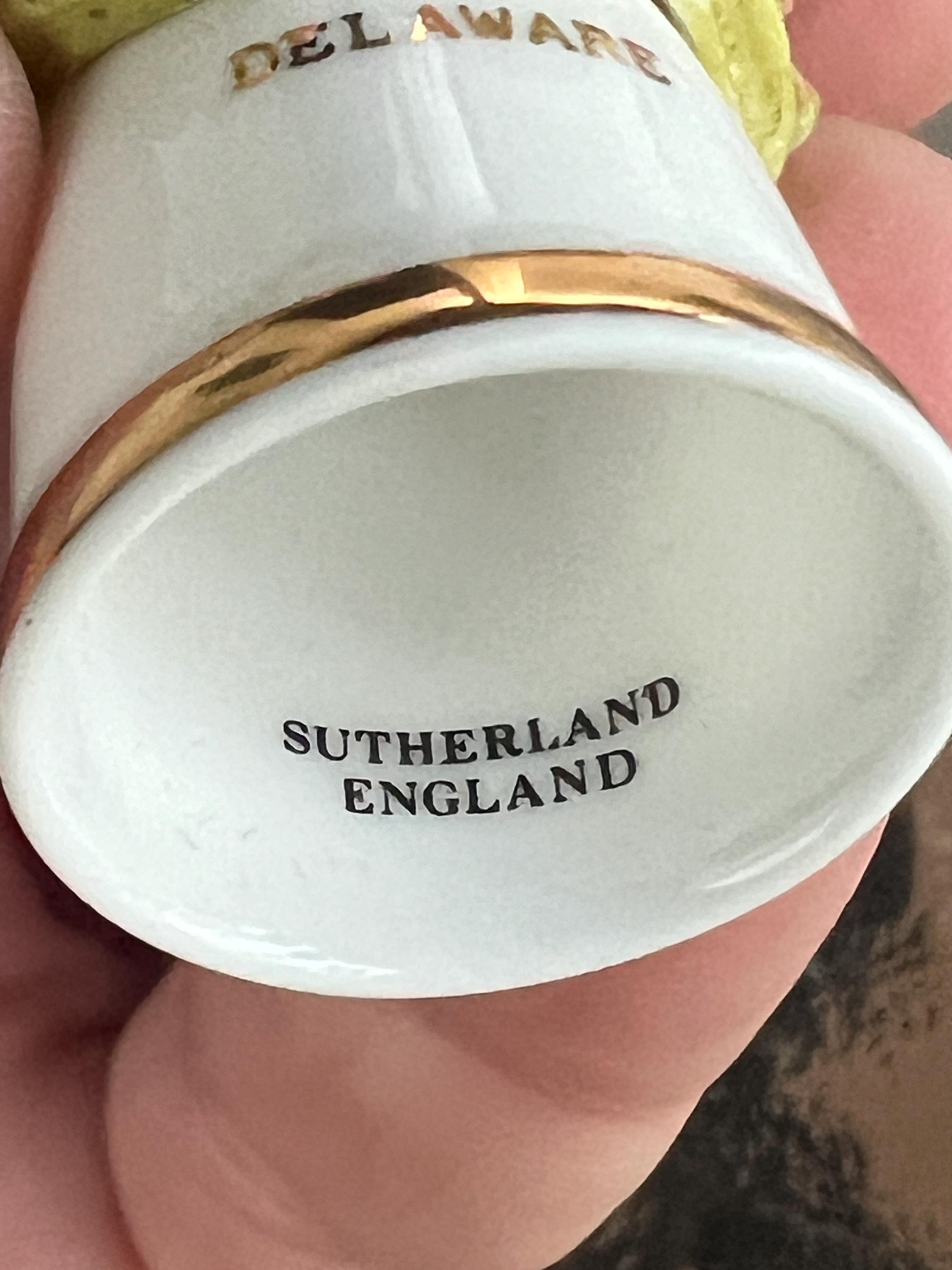 Thimble Collectors Club State Bird Thimble, Sutherland England ...