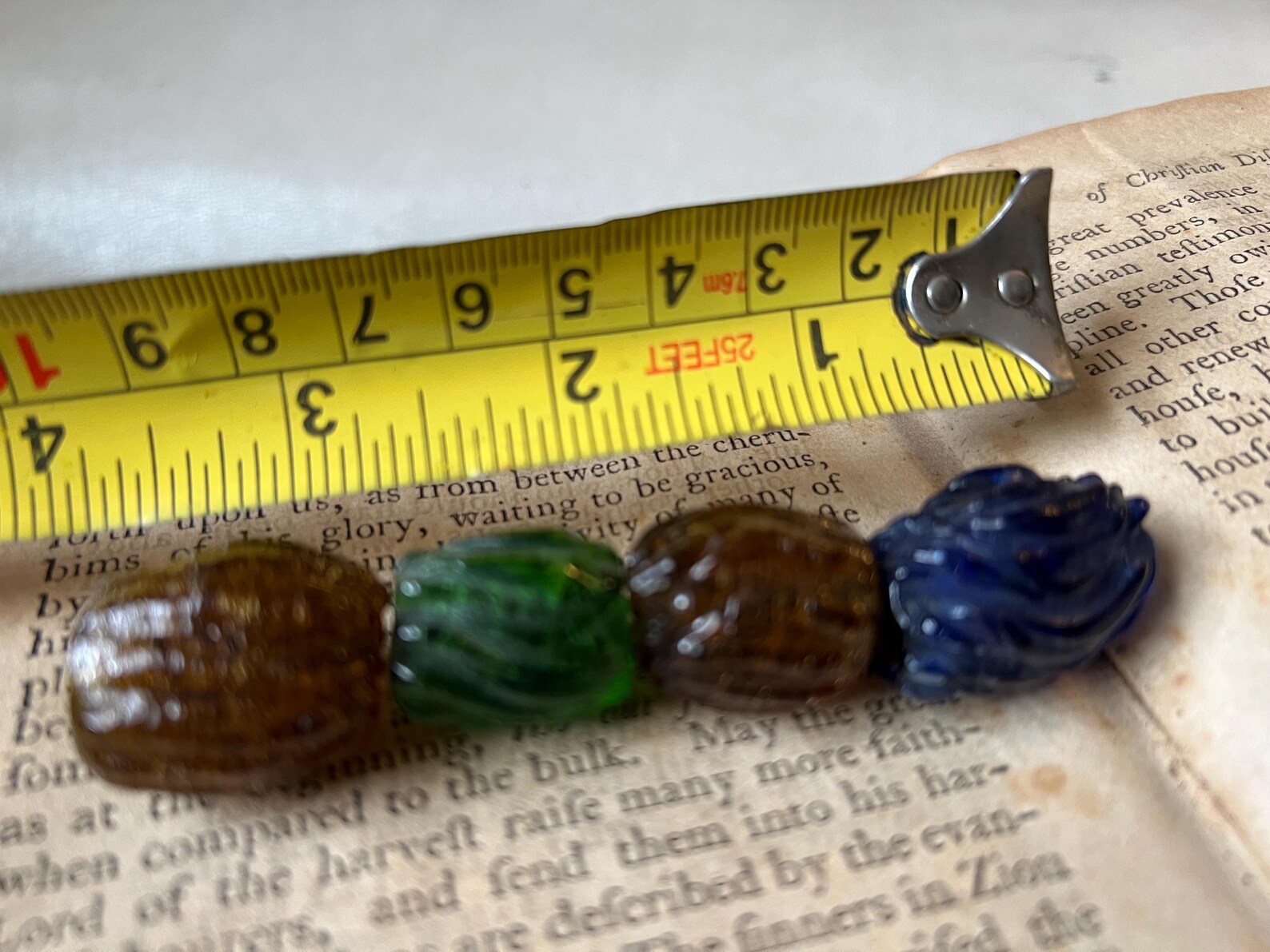 Rare 1860s Civil War Era Lampwork Glass Beads: Statement Jewelry, Fan ...