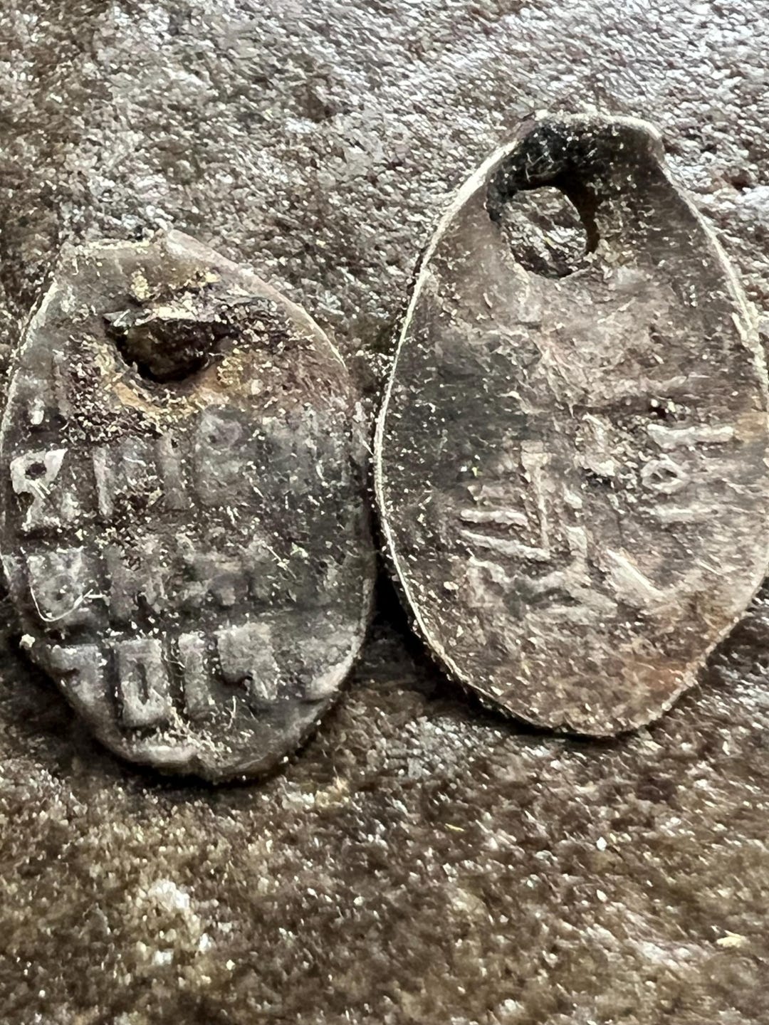 Metal Detecting Tokens Coins Unknown Items Small Tiny Wee Coin or Trade ...