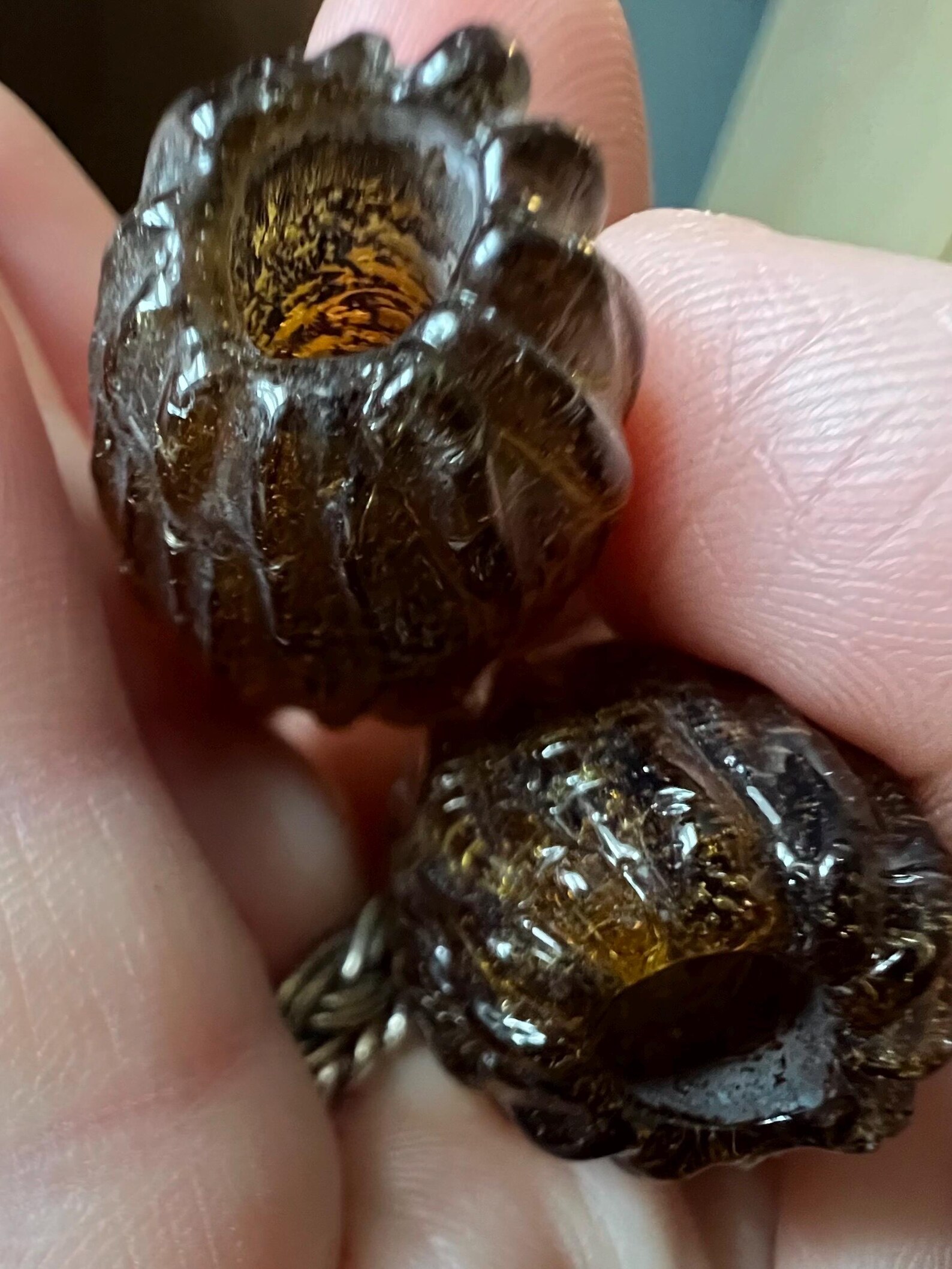 Rare 1860s Civil War Era Lampwork Glass Beads: Statement Jewelry, Fan ...