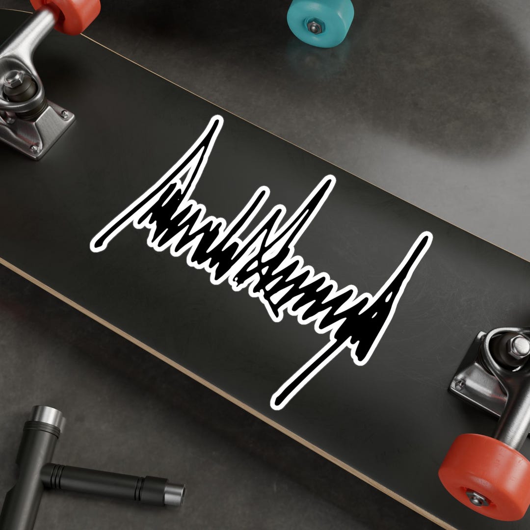 President Donald Trump Replica Signature Autograph Kiss-cut Vinyl ...