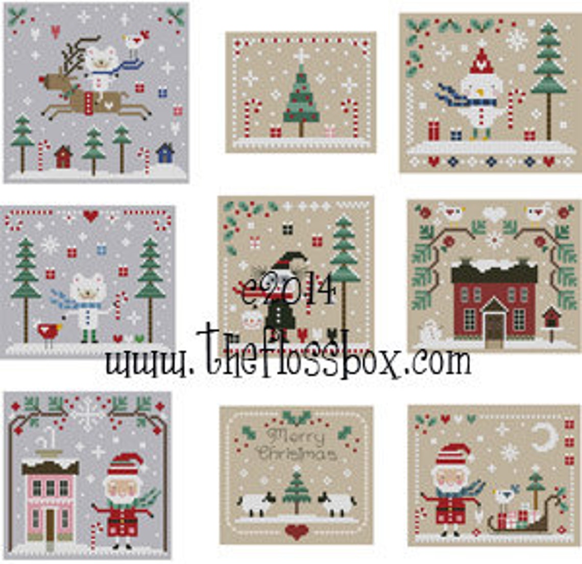Christmas Ornaments Cross Stitch Patterns - Etsy
