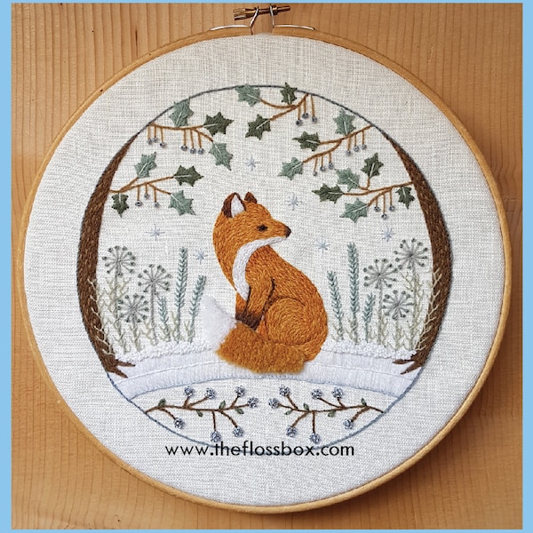 Fox Embroidery Pattern - Etsy