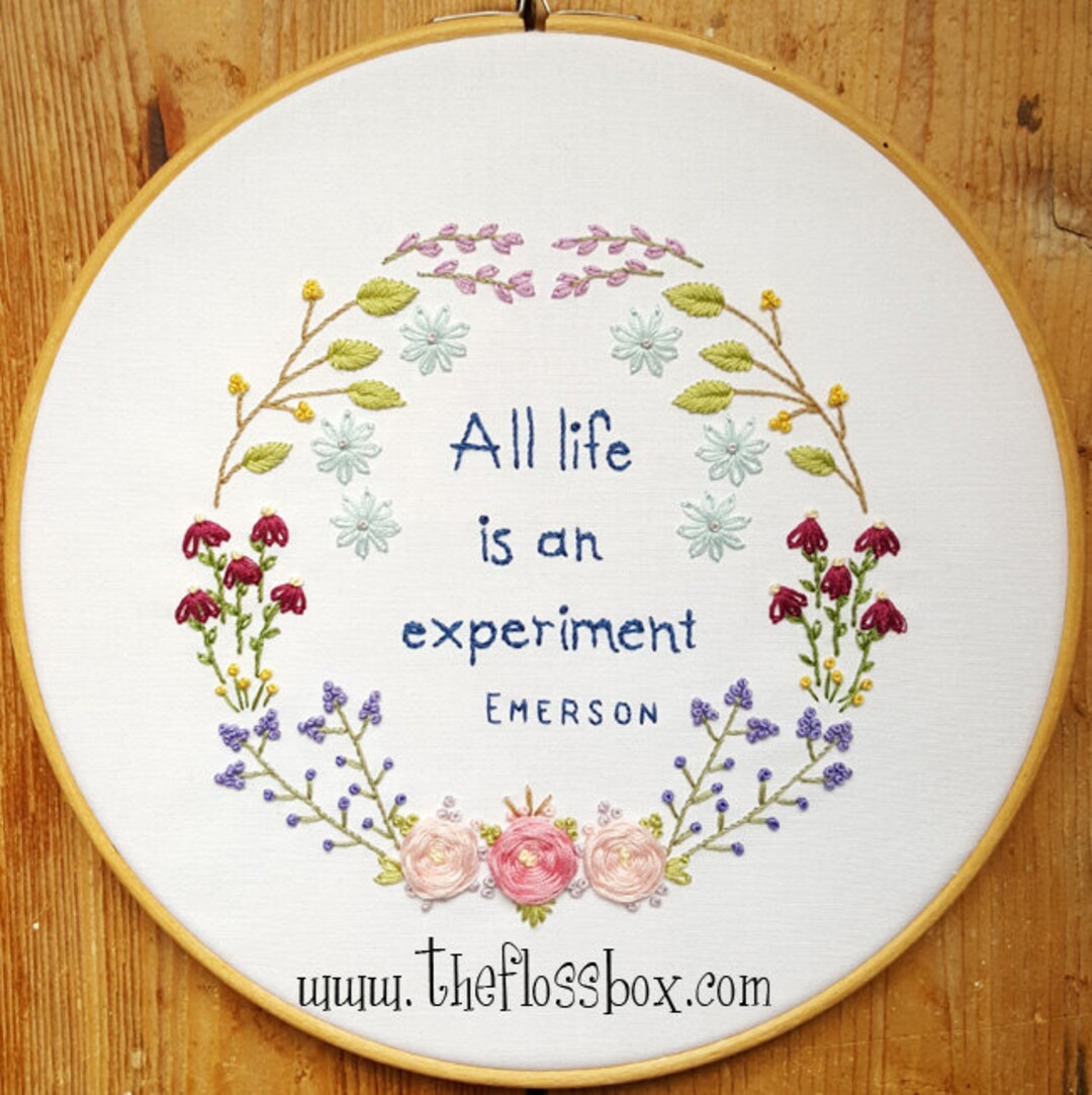 All Life Embroidery Pattern - Etsy