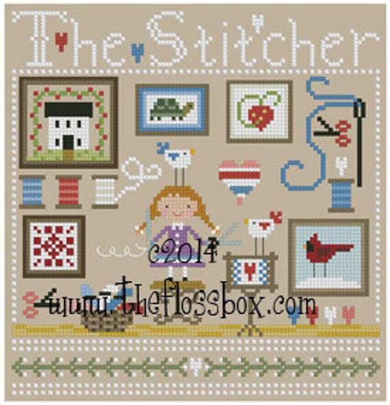 The Stitcher Cross Stitch Pattern - Etsy