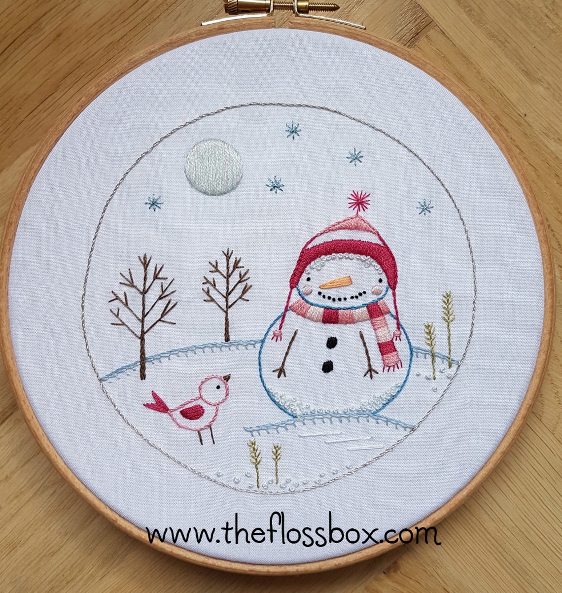 Snow Friends Embroidery Pattern - Etsy