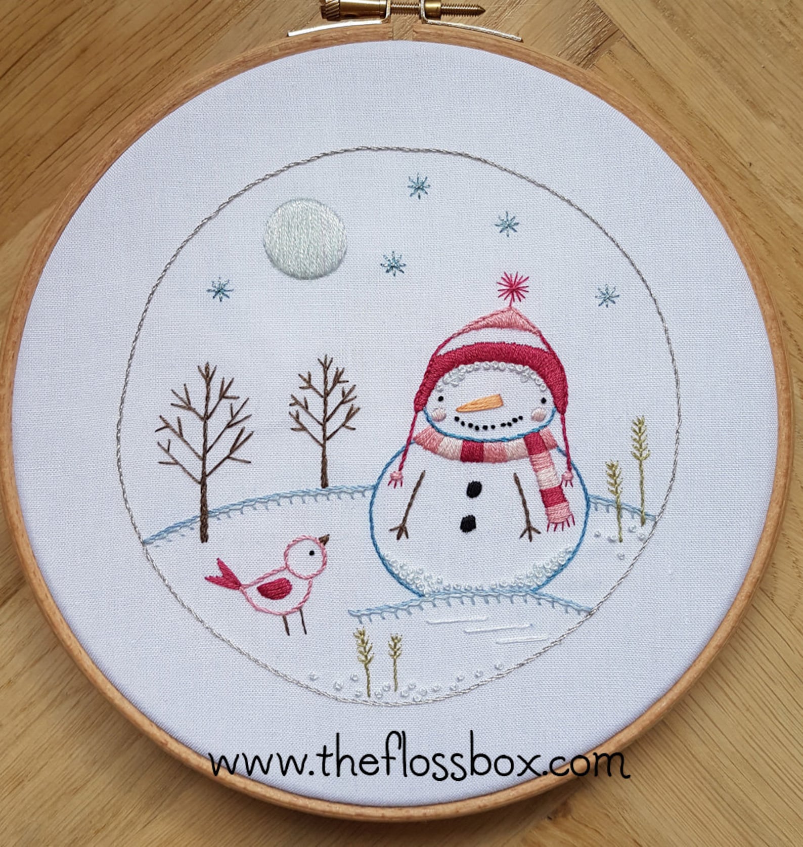 Snow Friends Embroidery Pattern - Etsy