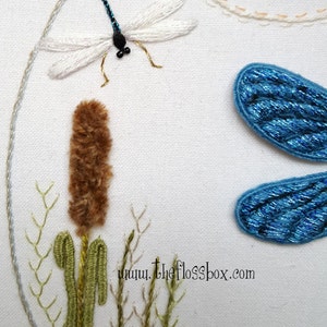 Dragonfly Pattern for Stumpwork and Surface Embroidery - Etsy Canada