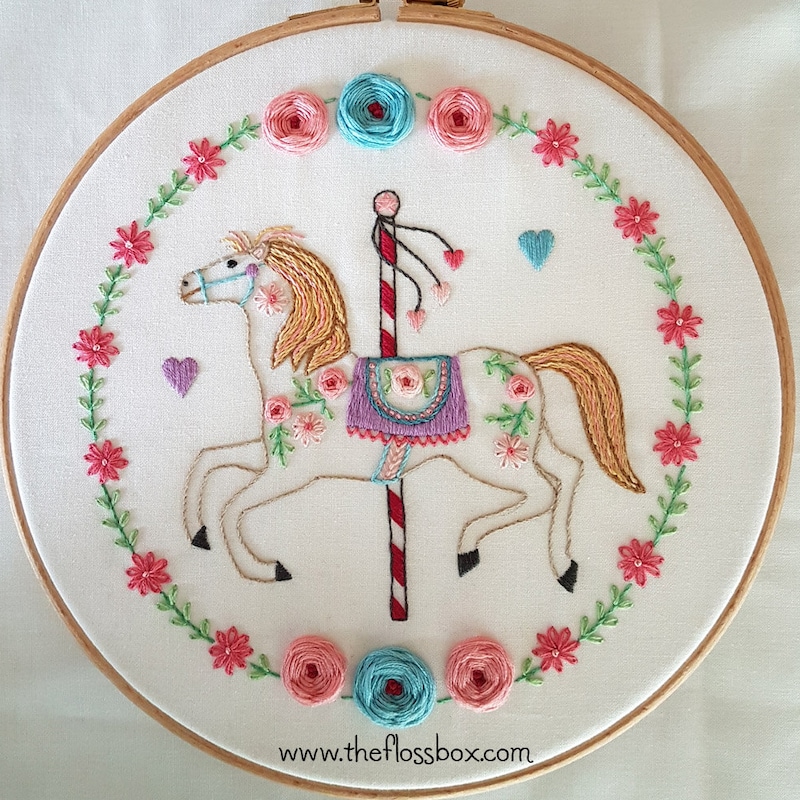 Carousel Horse Embroidery - Etsy