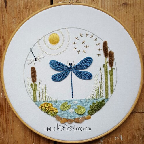 Butterfly Wreath Pattern for Stumpwork and Surface Embroidery - Etsy