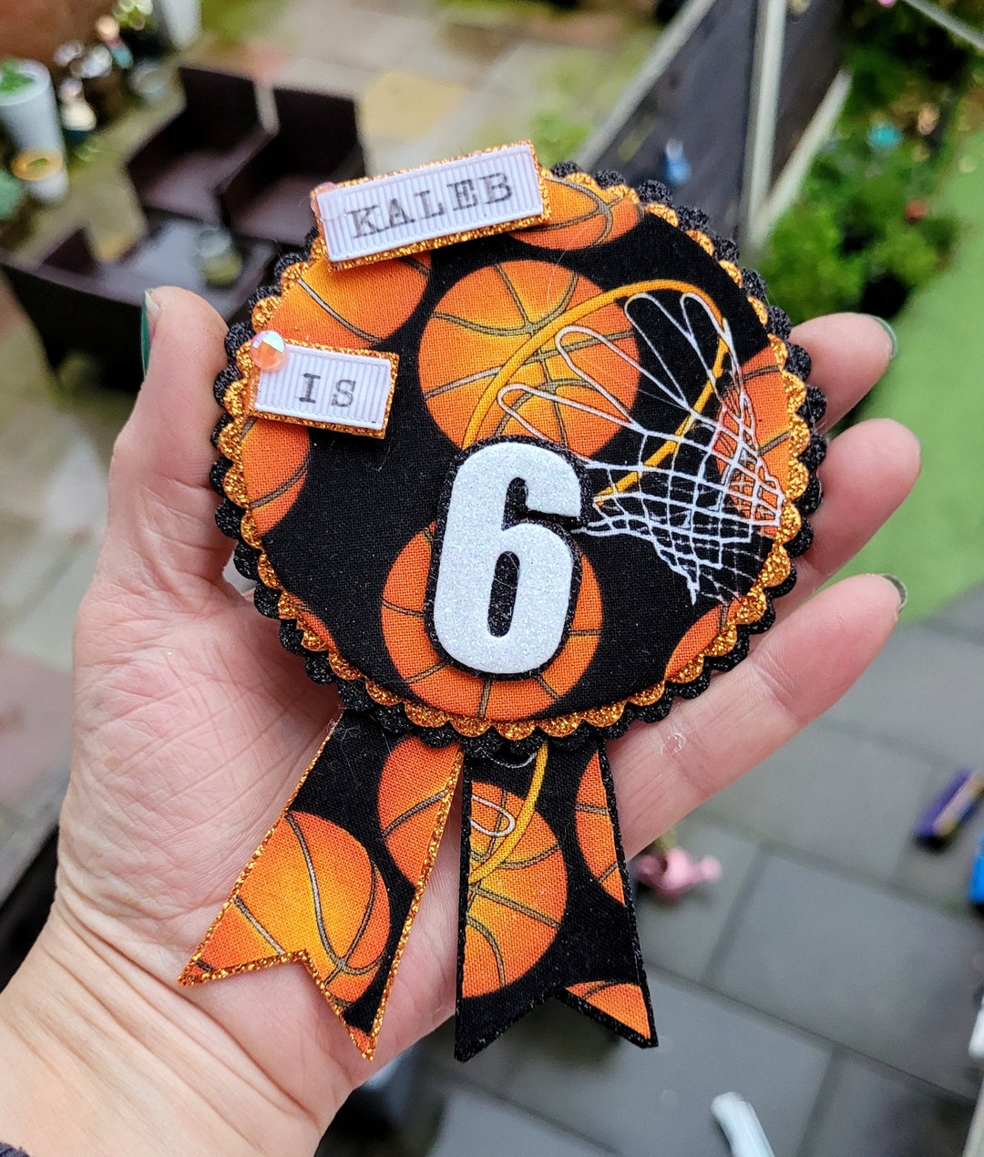 Personalised Birthday Badges, Basketball Birthday Badge, Birthday Badge ...