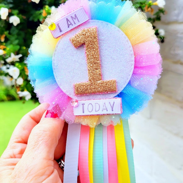 First Birthday Badge - Etsy UK