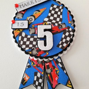 Personalised Birthday Badge, Formula One Cars Birthday Badge, Formula 1 ...