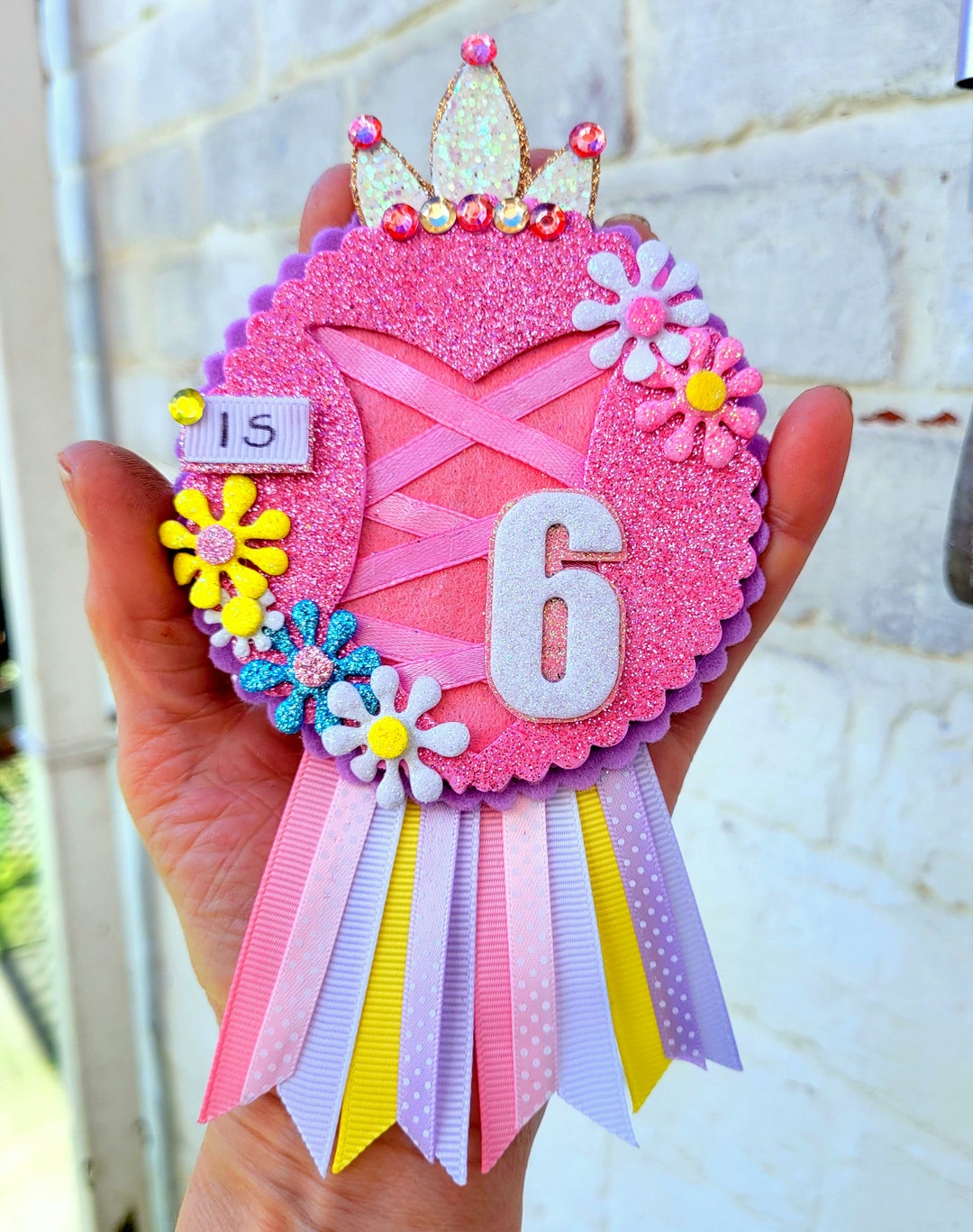 Personalised Birthday Badges, Rapunzel Inspired Badge, Missing Princess ...