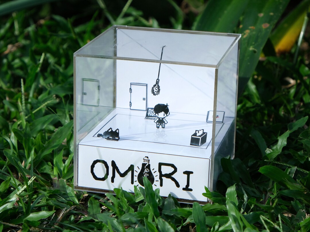 3D Display Box Omori White Space Cube Omori's Lab Perfect Gift for ...