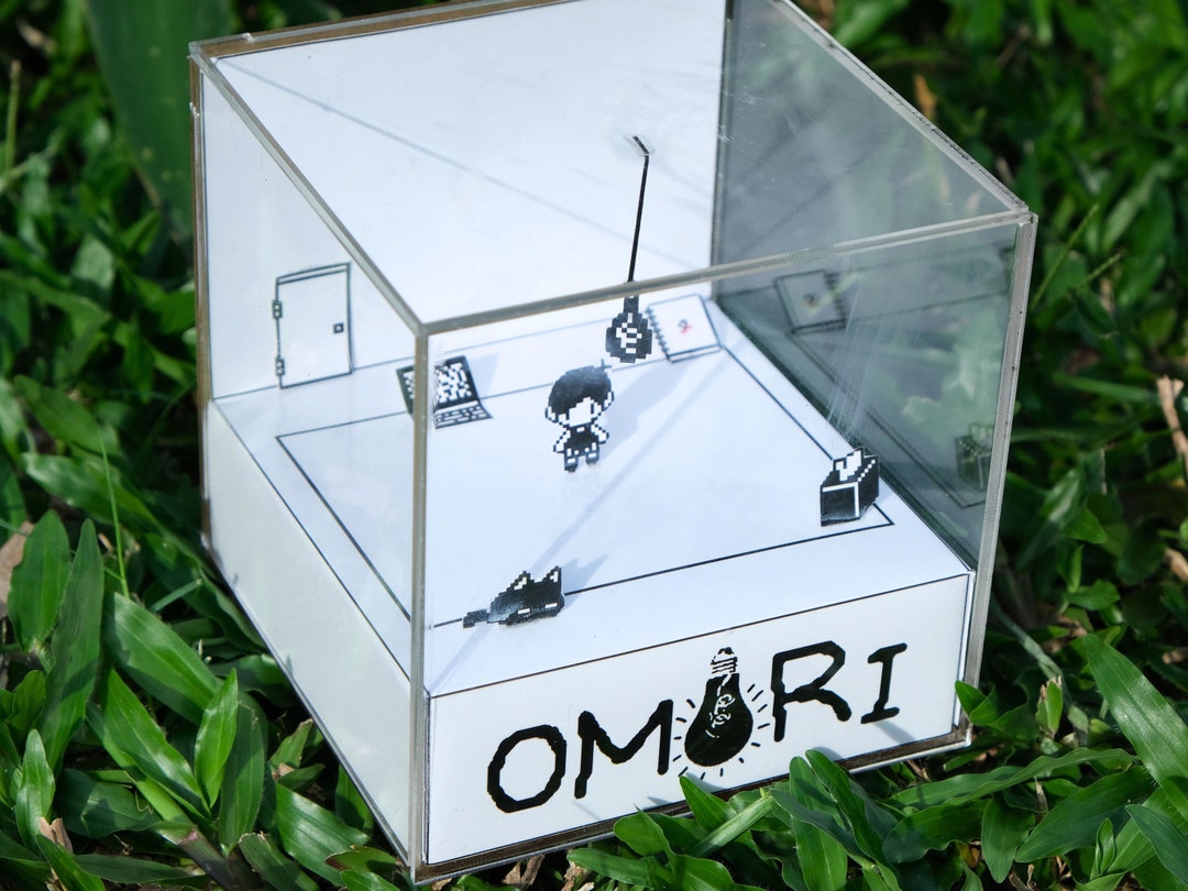 3D Display Box Omori White Space Cube Omori's Lab Perfect Gift for ...
